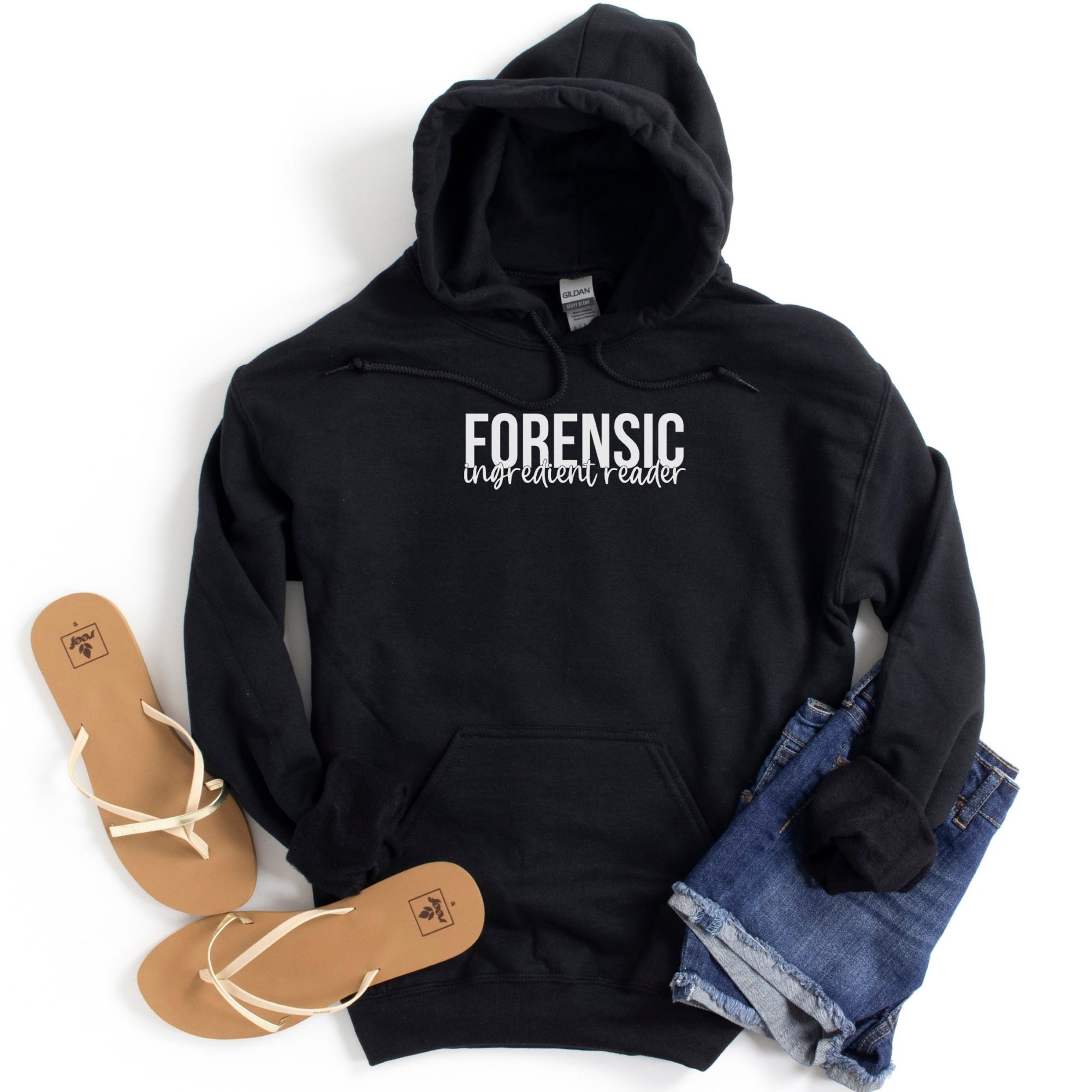 Forensic Ingredient Reader Women's Hoodie (Black) - The Gluten Free Queen