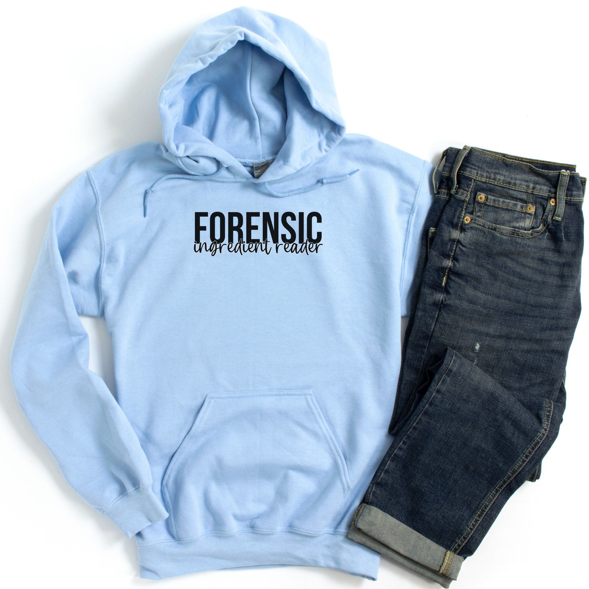 Forensic Ingredient Reader Women's Hoodie (Blue) - The Gluten Free Queen