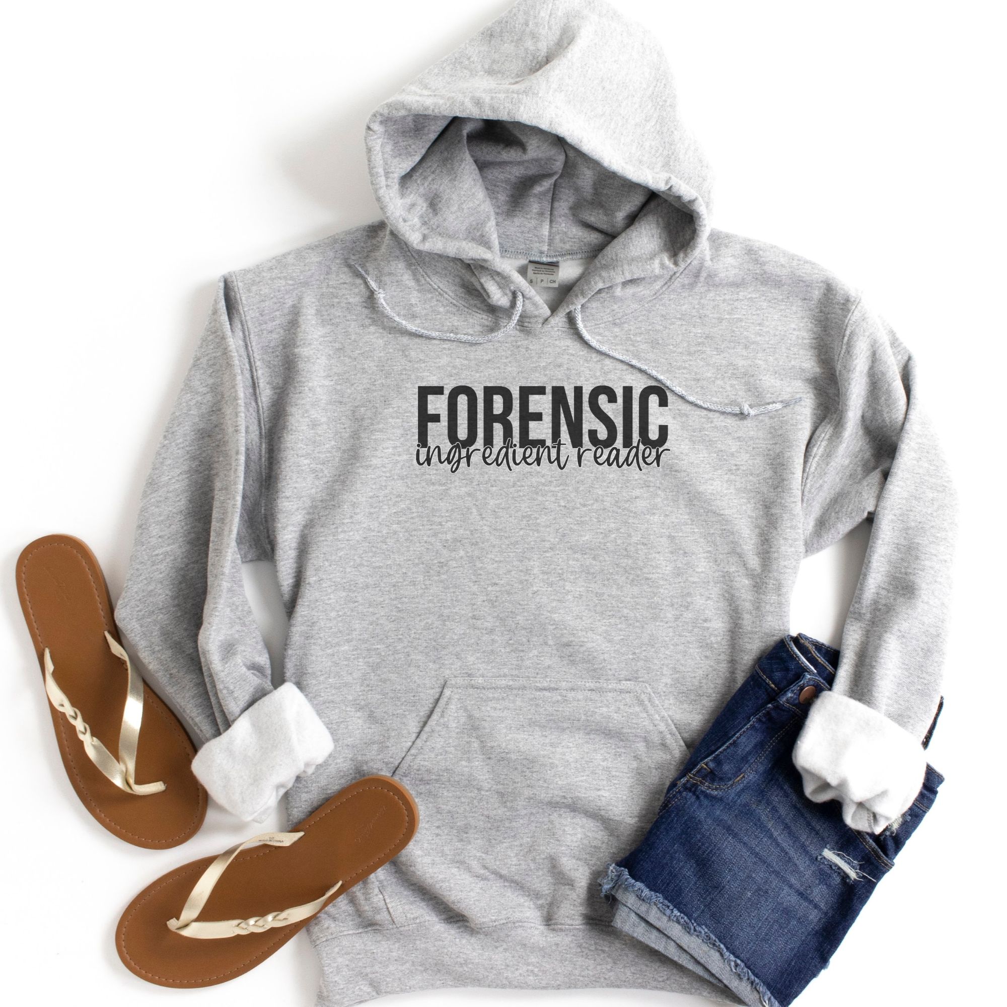 Forensic Ingredient Reader Women's Hoodie (Light Grey) - The Gluten ...