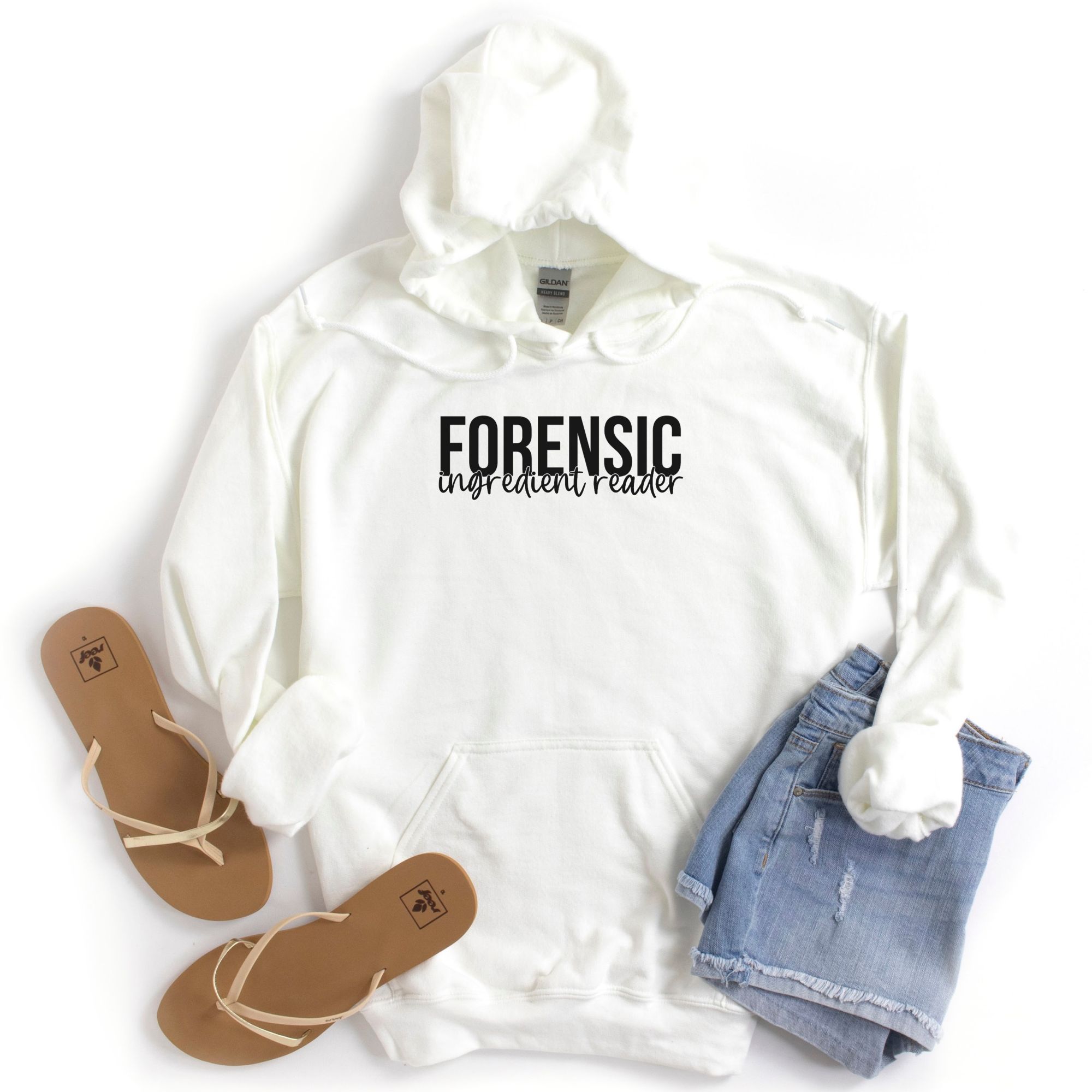 Forensic Ingredient Reader Women's Hoodie (White) - The Gluten Free Queen