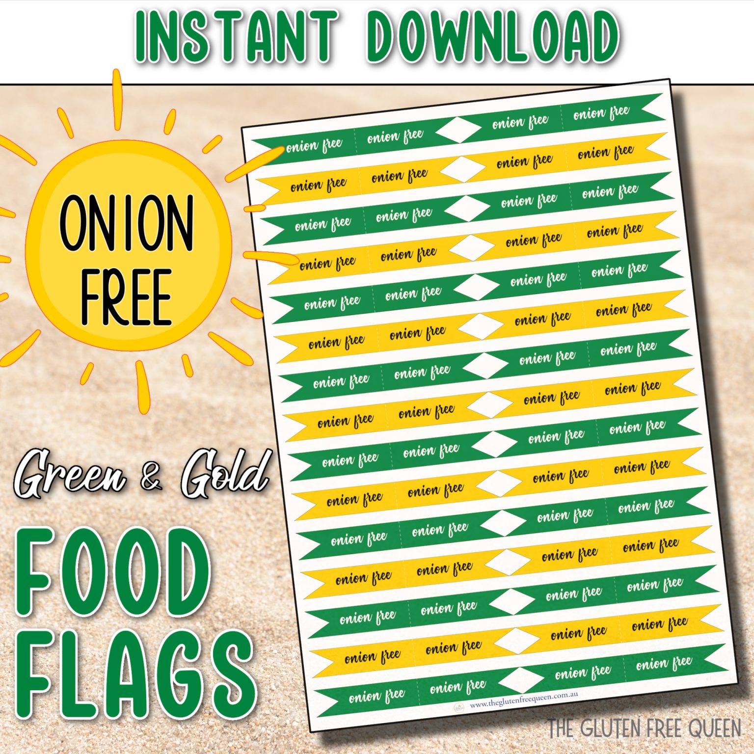 Signs & Food Flags - The Gluten Free Queen